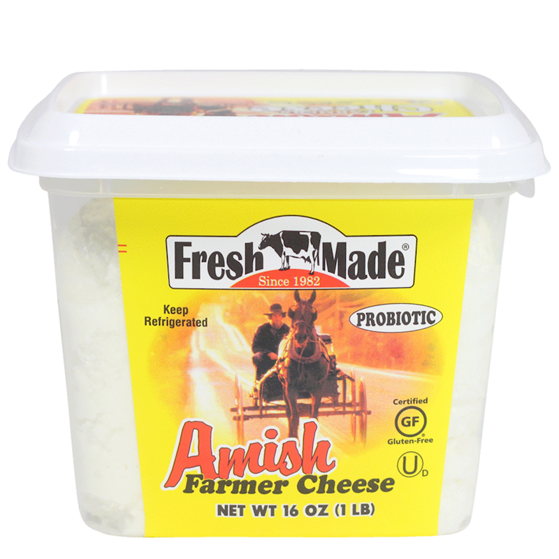 FRESH MADE AMISH FARMER CHEESE (TVOROG) 16 OZ – Good Food
