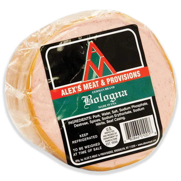 ALEX’S MEAT BLACK BOLOGNA CHUNK – Good Food