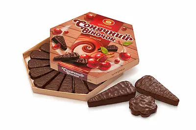 'BISKVIT CHOCOLATE' CANDY SONIACHNYI VINOCHOK CHERRY 430G – Good Food