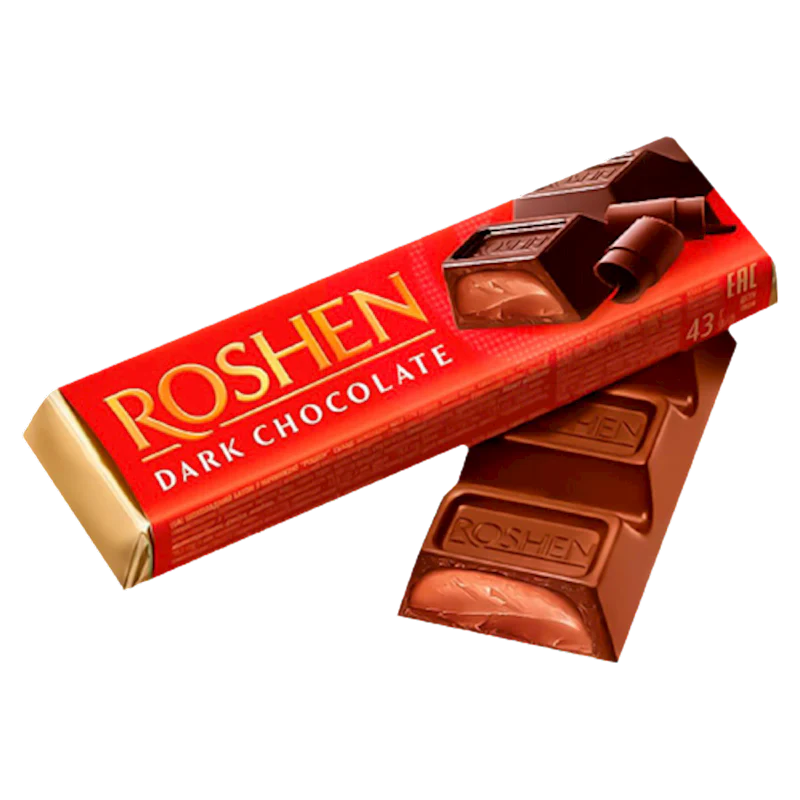 'ROSHEN' BATONCHIK DARK CHOCOLATE 40g – Good Food