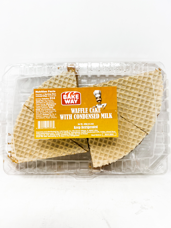 "BAKEWAY" WAFER CAKE W/CONDENSED MILK 400G – Good Food